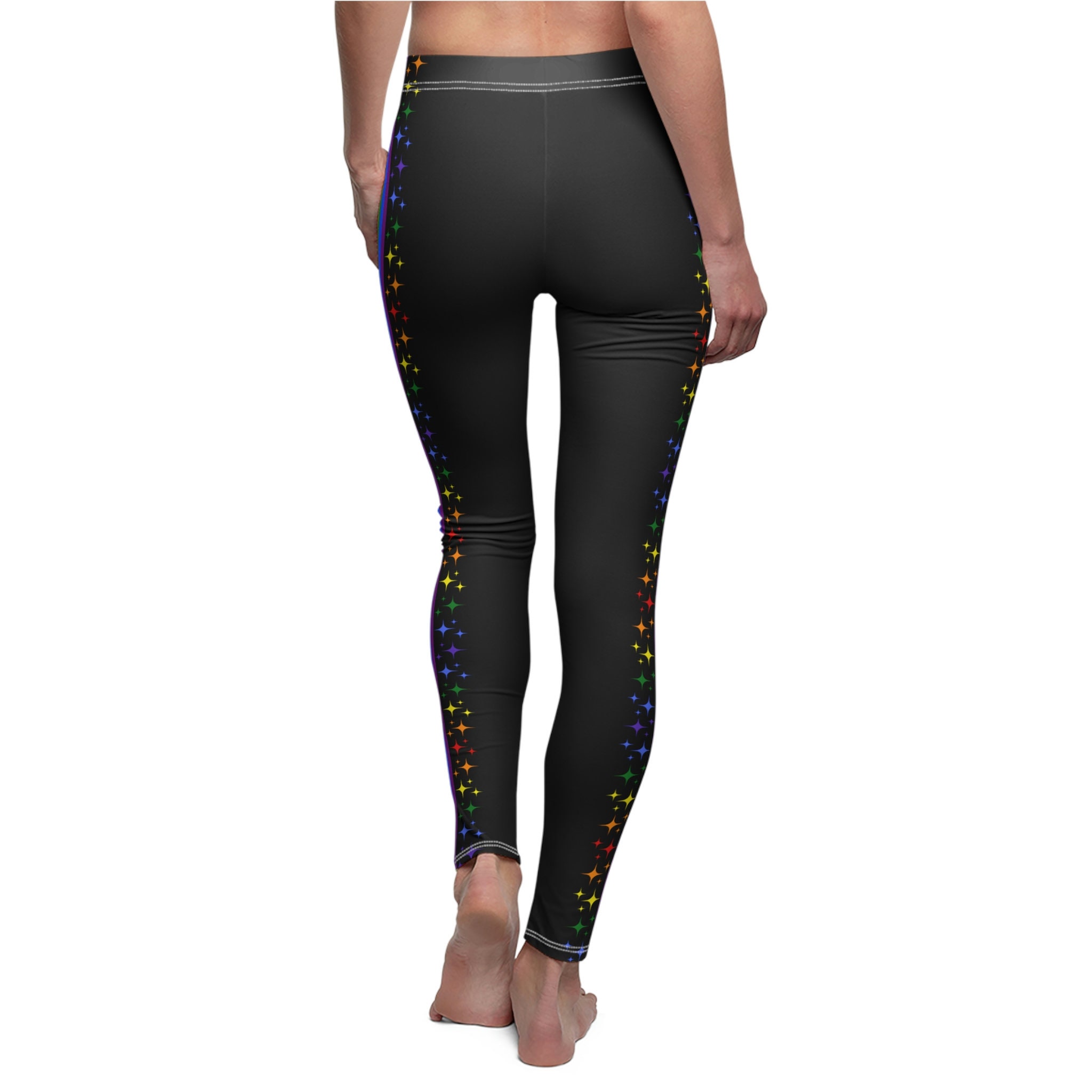 LGBT Pride, Transgender, Non-binary, Stars and Stripes Casual Leggings ...