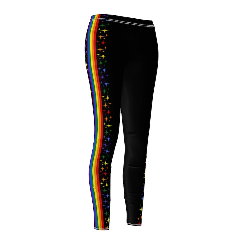 LGBT Pride, Transgender, Non-binary, Stars and Stripes Casual Leggings ...