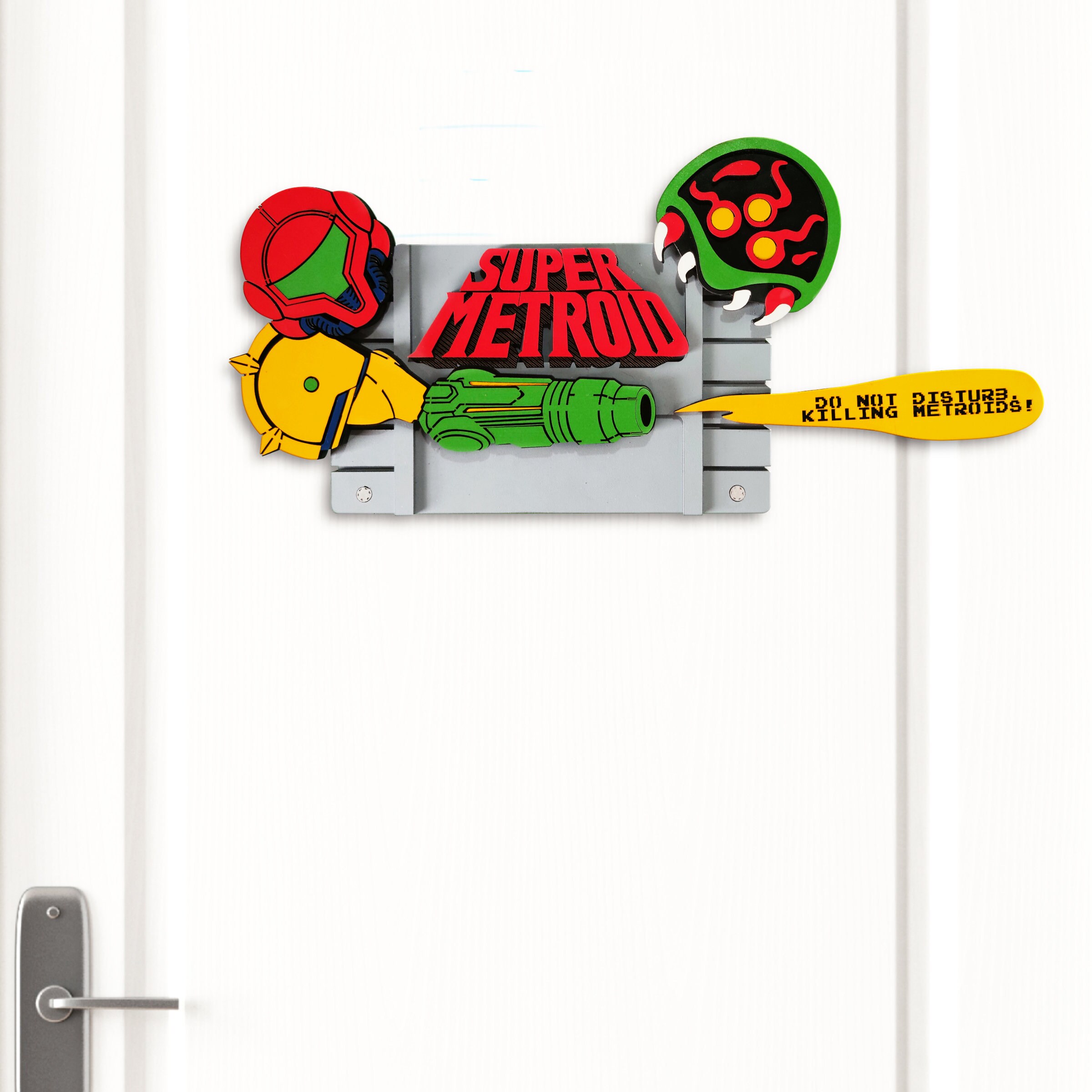 Super Metroid - Do Not Disturb' Sign! Magnetic Fittings! Two in One ...