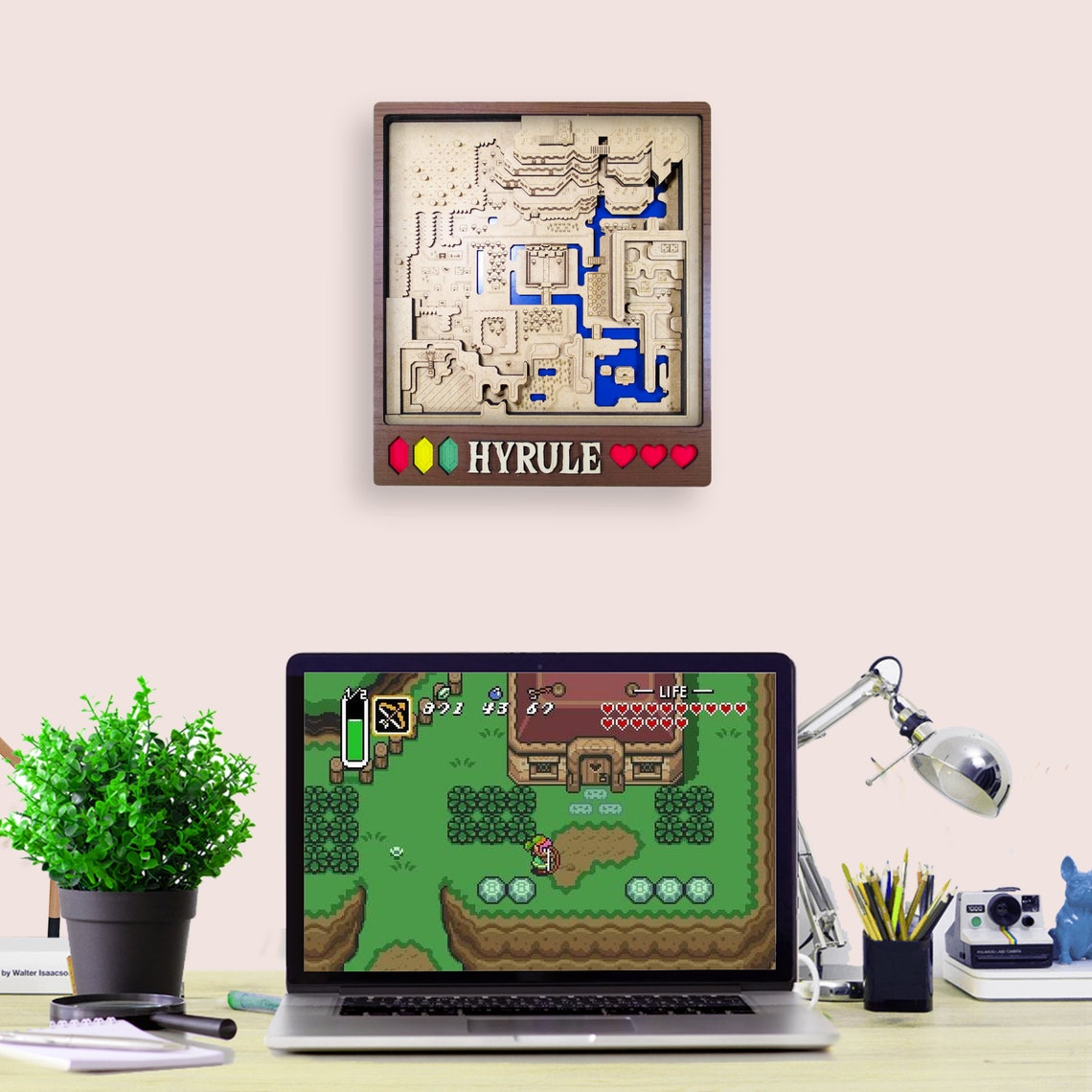 Map Frame, the Legend of Zelda: A Link to the Past Laser Cut Files - Etsy