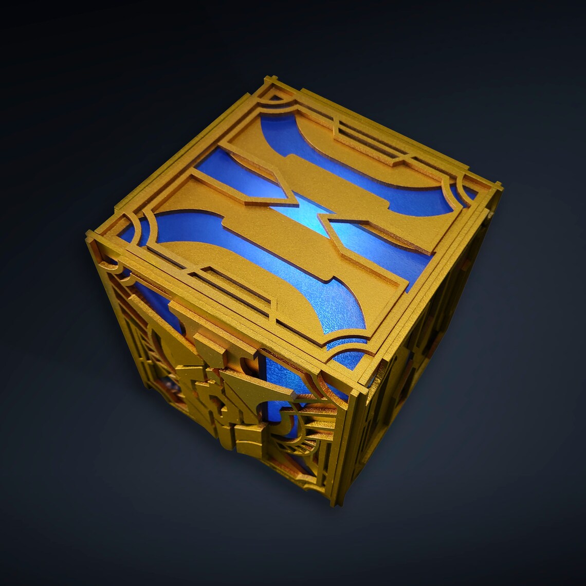 Hextech Chest Lamp - Laser Cut Project #DIY, Perfect for Gamers ...