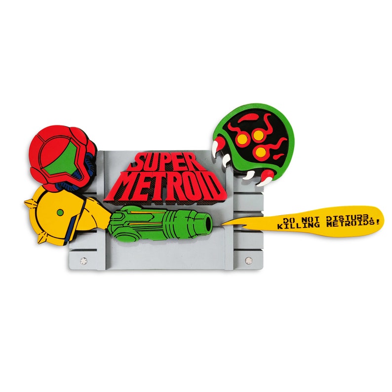 Super Metroid - Do Not Disturb' Sign! Magnetic Fittings! Two in One ...