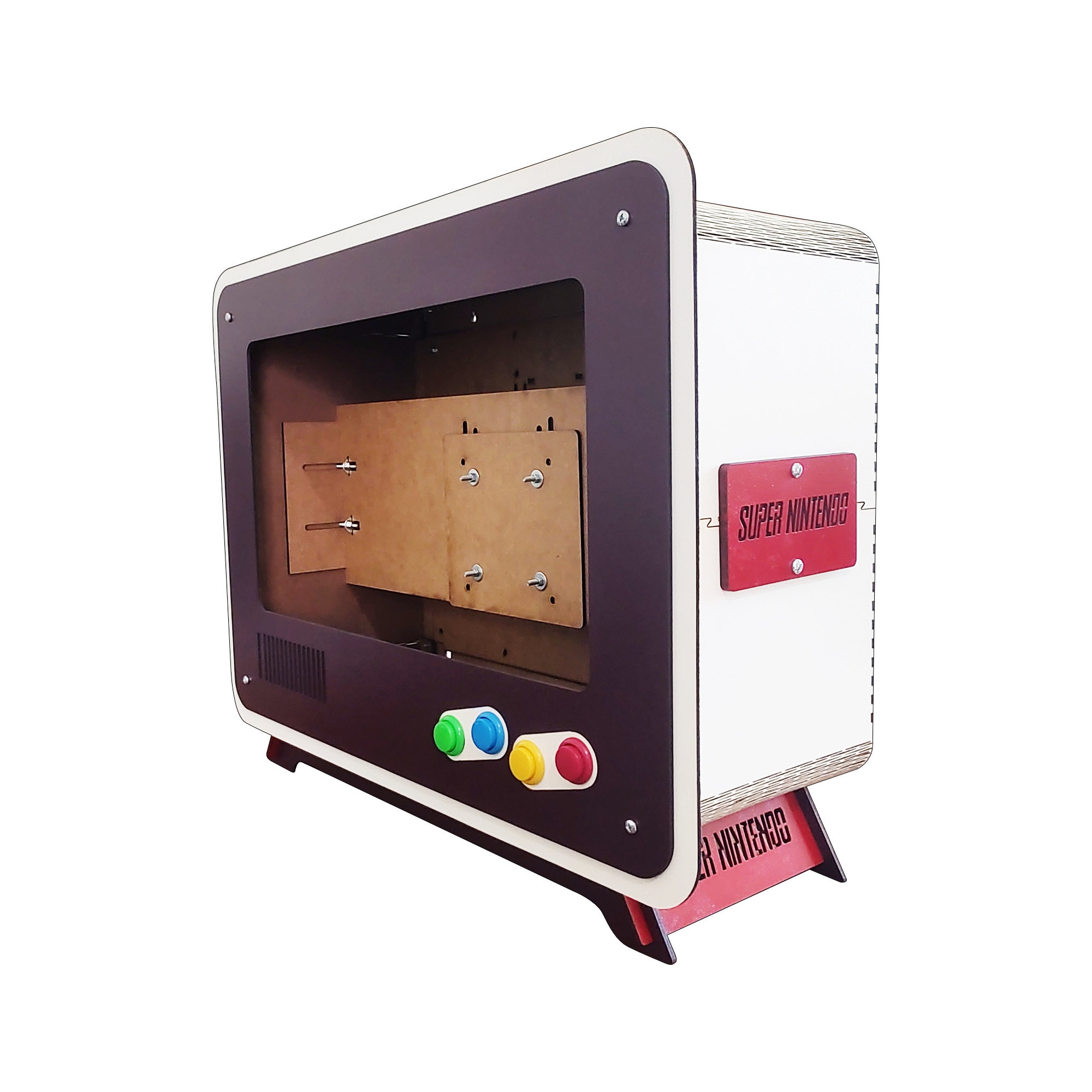 Arcade Bartop - TV BOX Machine Cabinet, Lasercut Files 3mm, Pdf and Eps ...