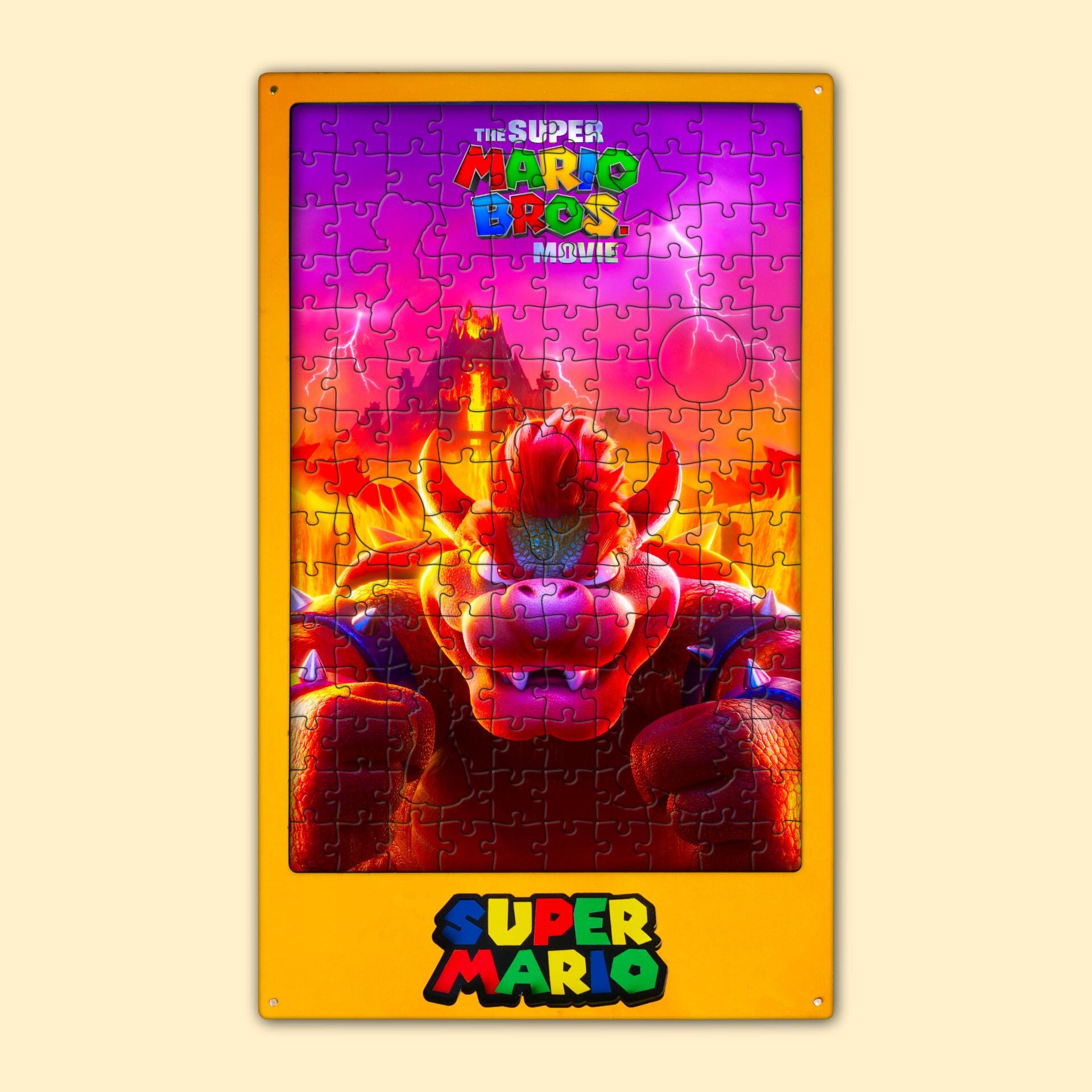 Digital File "laser Cut Project Files" Super Mario Puzzle (155 Piece ...