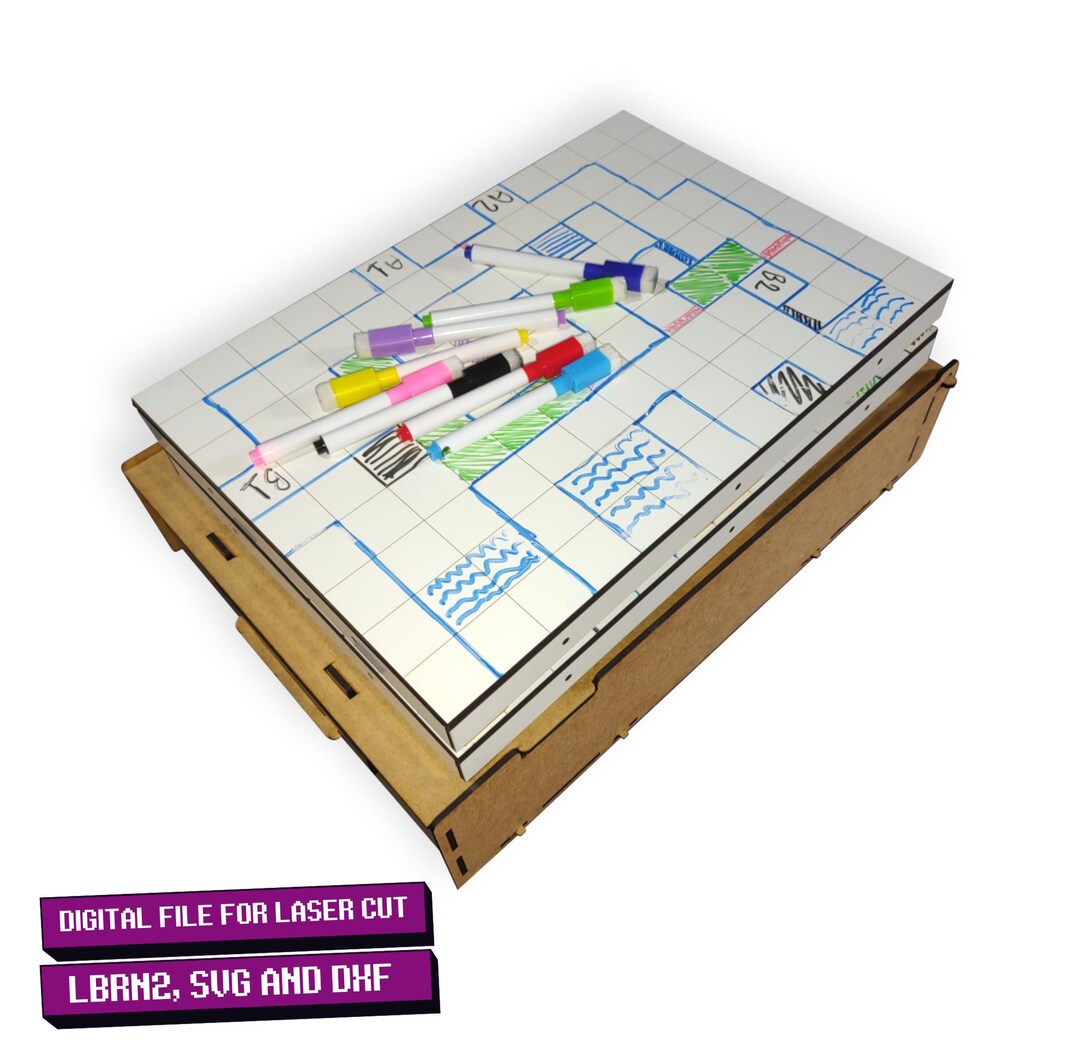 Magnetic Modular Battle Grid Perfect for Rpgs Laser Cut Files, Digital ...