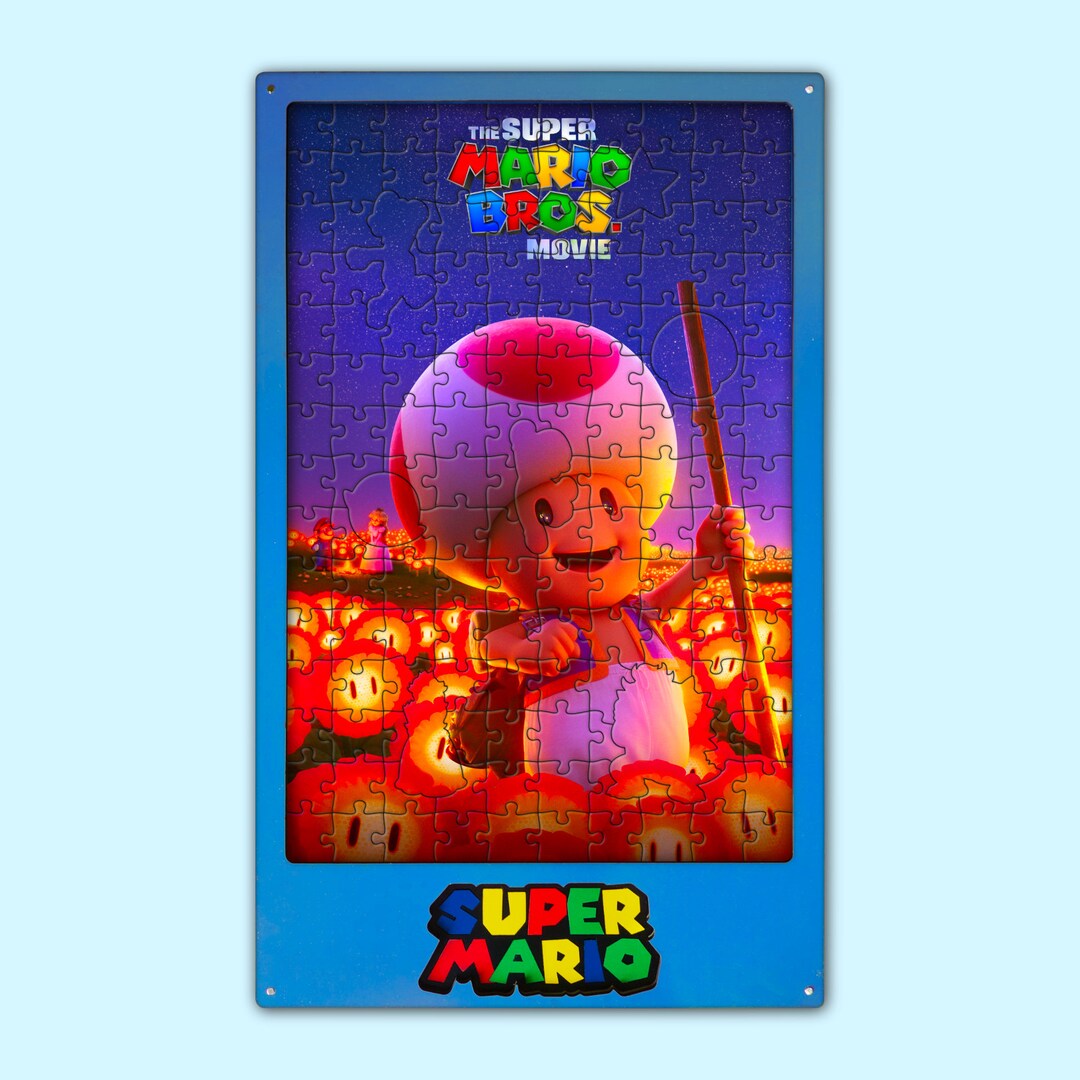 Digital File laser Cut Project Files Super Mario Puzzle 155 Piece ...