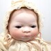 Vintage 1977 Lucille Garrard Porcelain Head Baby Doll in Sleep Dress ...