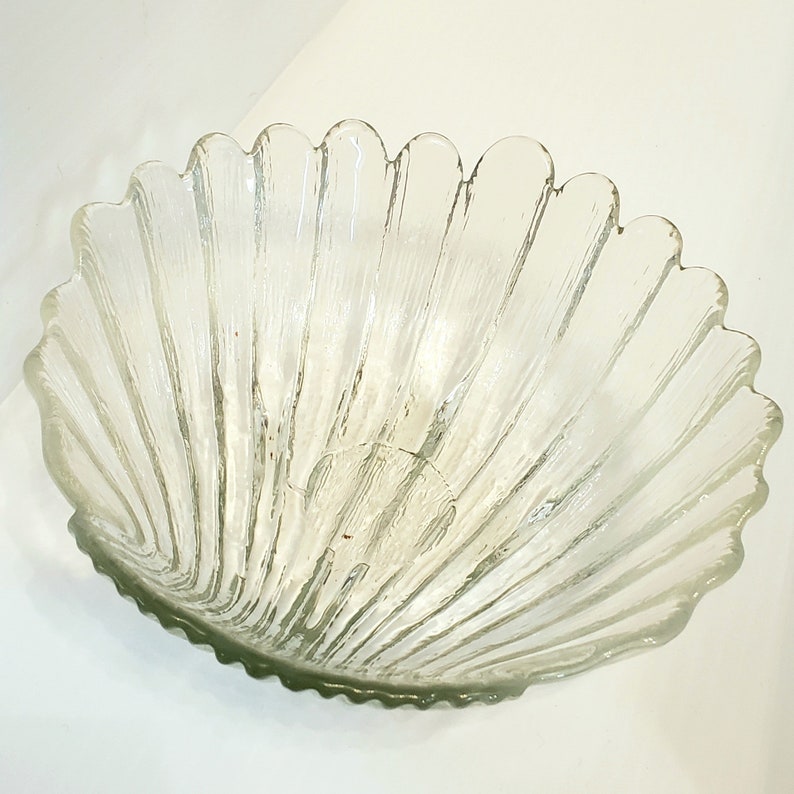 Set of 41 Vintage Clamshell Glass Bowls Textured Scalloped FREE SHIP - Etsy