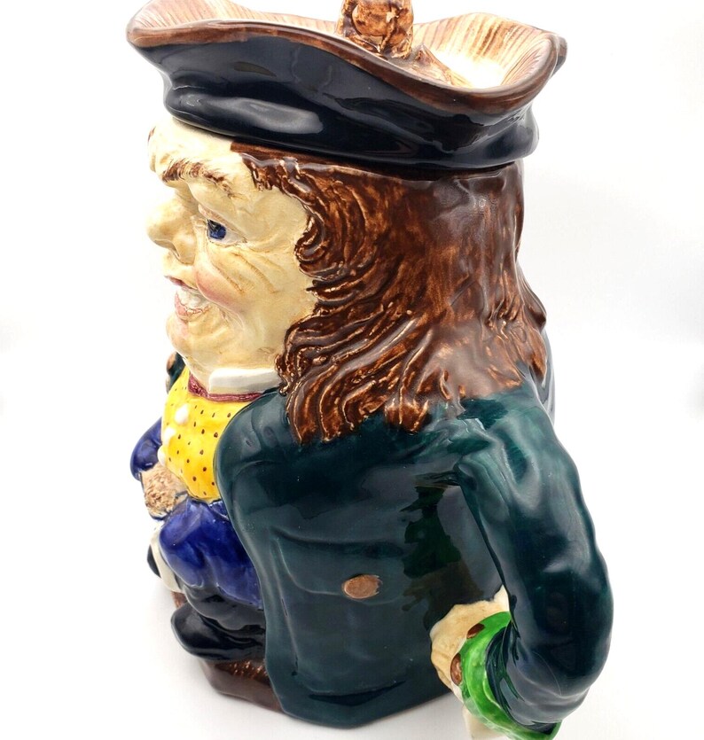 Vintage Burleigh Ware Toby Fillpot With Lid Ceramic England 7x9" VGC - Etsy