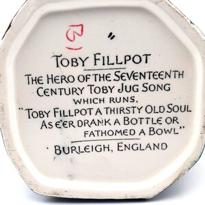 Vintage Burleigh Ware Toby Fillpot With Lid Ceramic England 7x9" VGC - Etsy