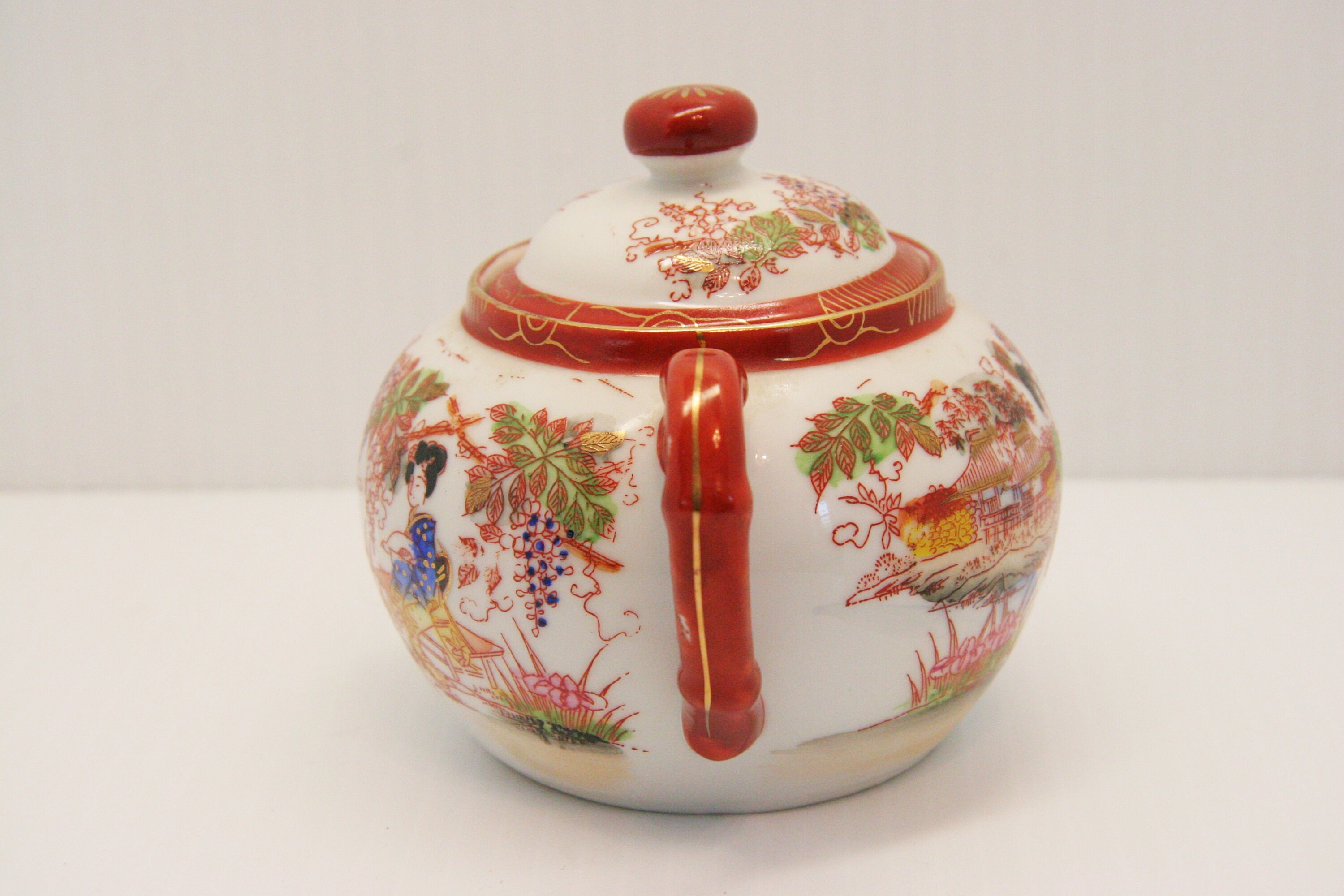 Vintage Nippon Tokusei Japanese Porcelain Sugar Bowl Pot *FREE SHIP* - Etsy
