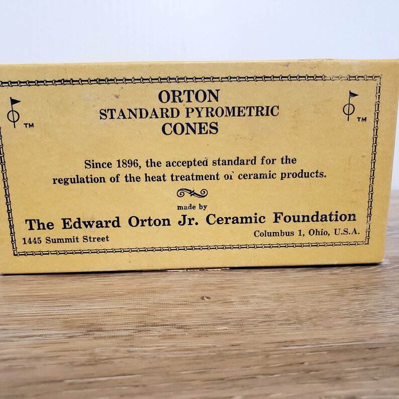 Vintage Orton Standard Pyrometric Cones 2/03/05 Pottery Kiln Open Boxes ...
