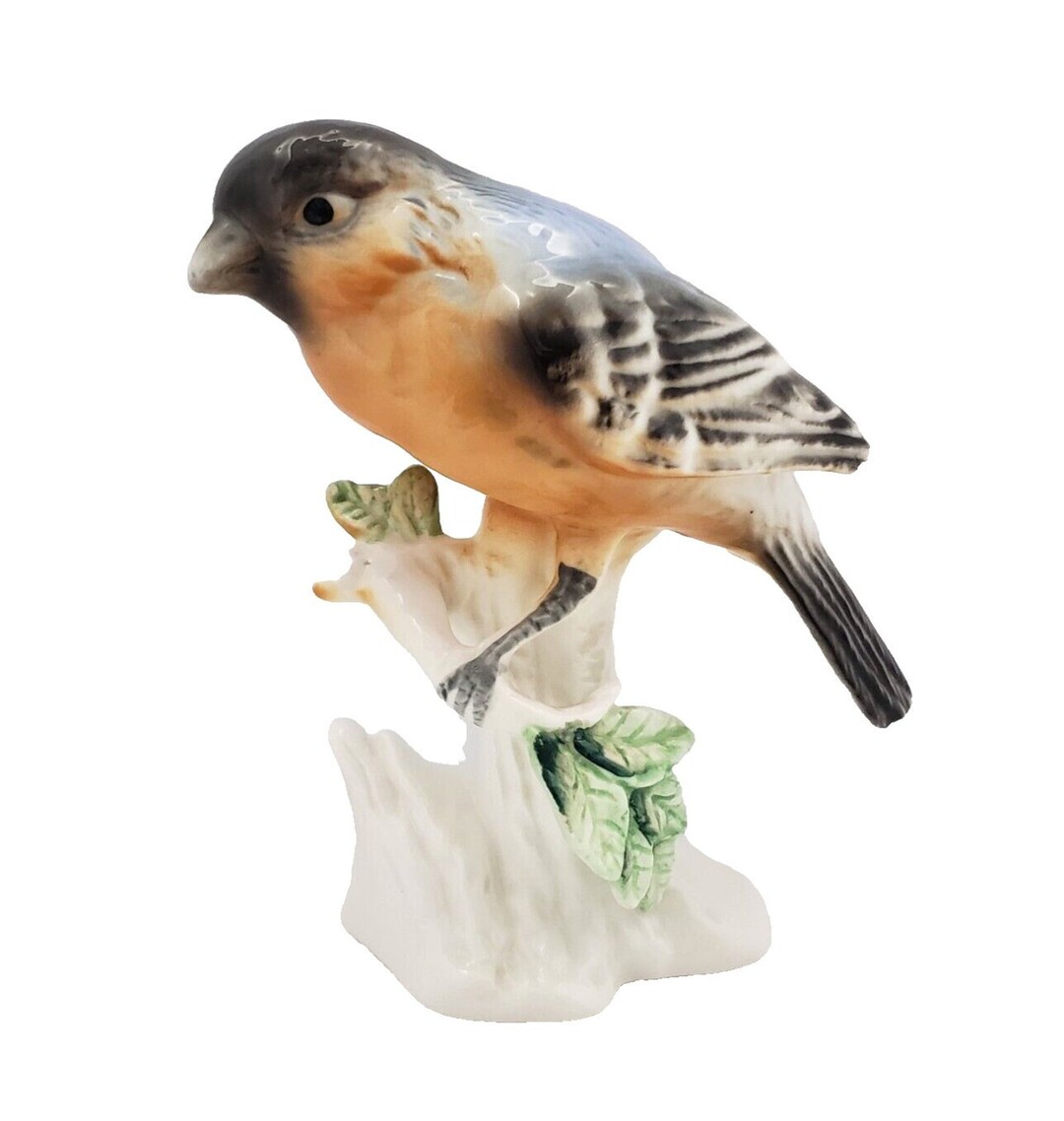Vintage Duncan Royale Fine Bone China Bull Finch Bird Figurine 5x4 VG ...