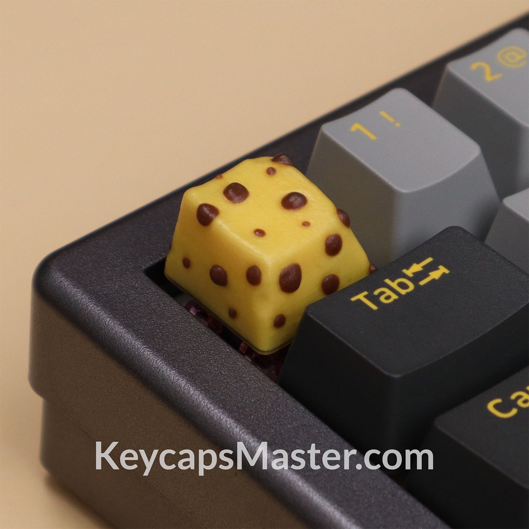 Cookie Dough Artisan Keycap, Custom Keycap, Resin Keycap, Cherry MX ...