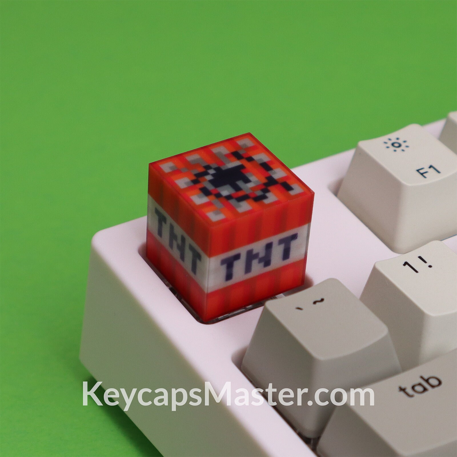 Minecraft TNT Artisan Keycap Custom Keycap Resin Keycap - Etsy