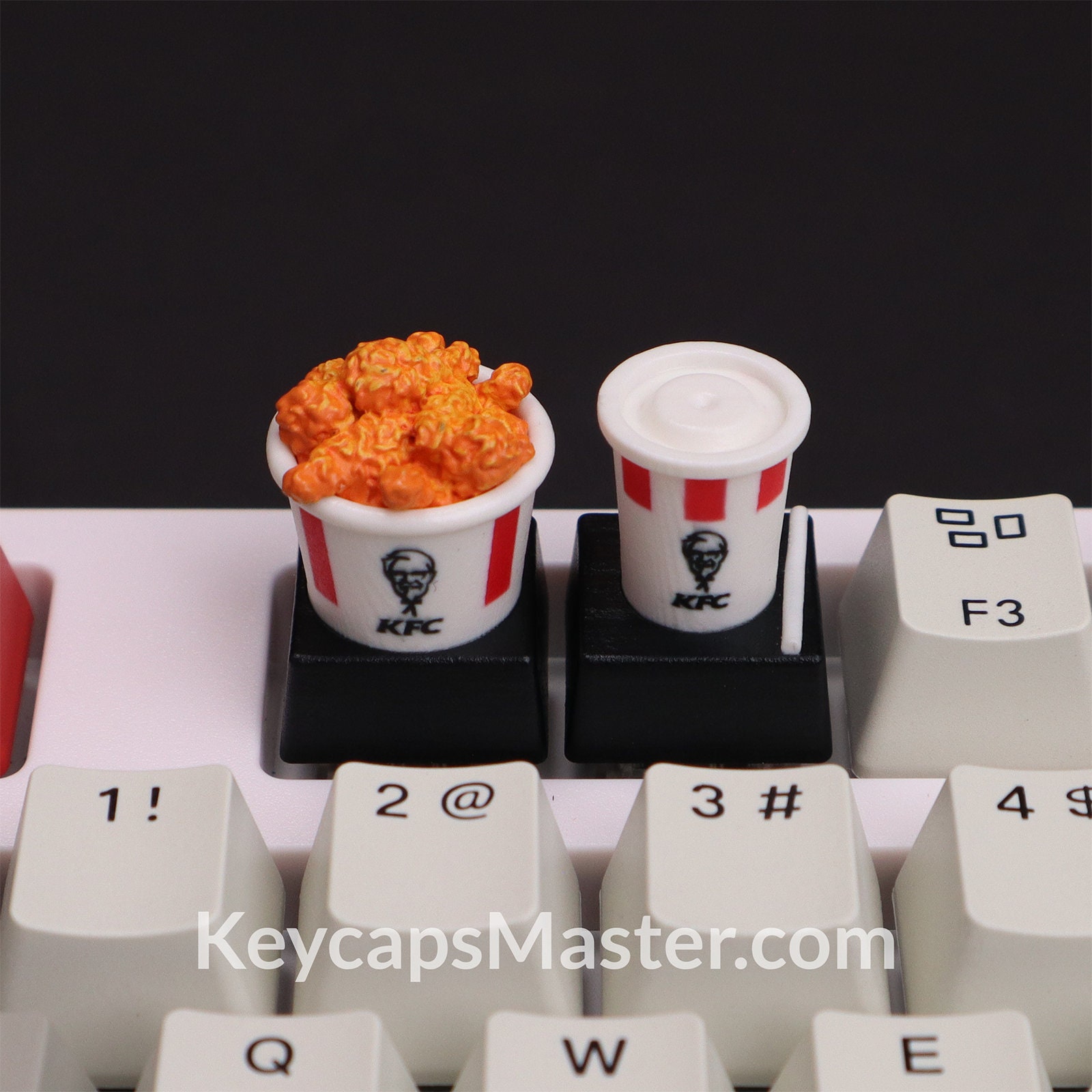 Fast Food SET Bucketcoke Artisan Keycap Custom Keycap Resin - Etsy