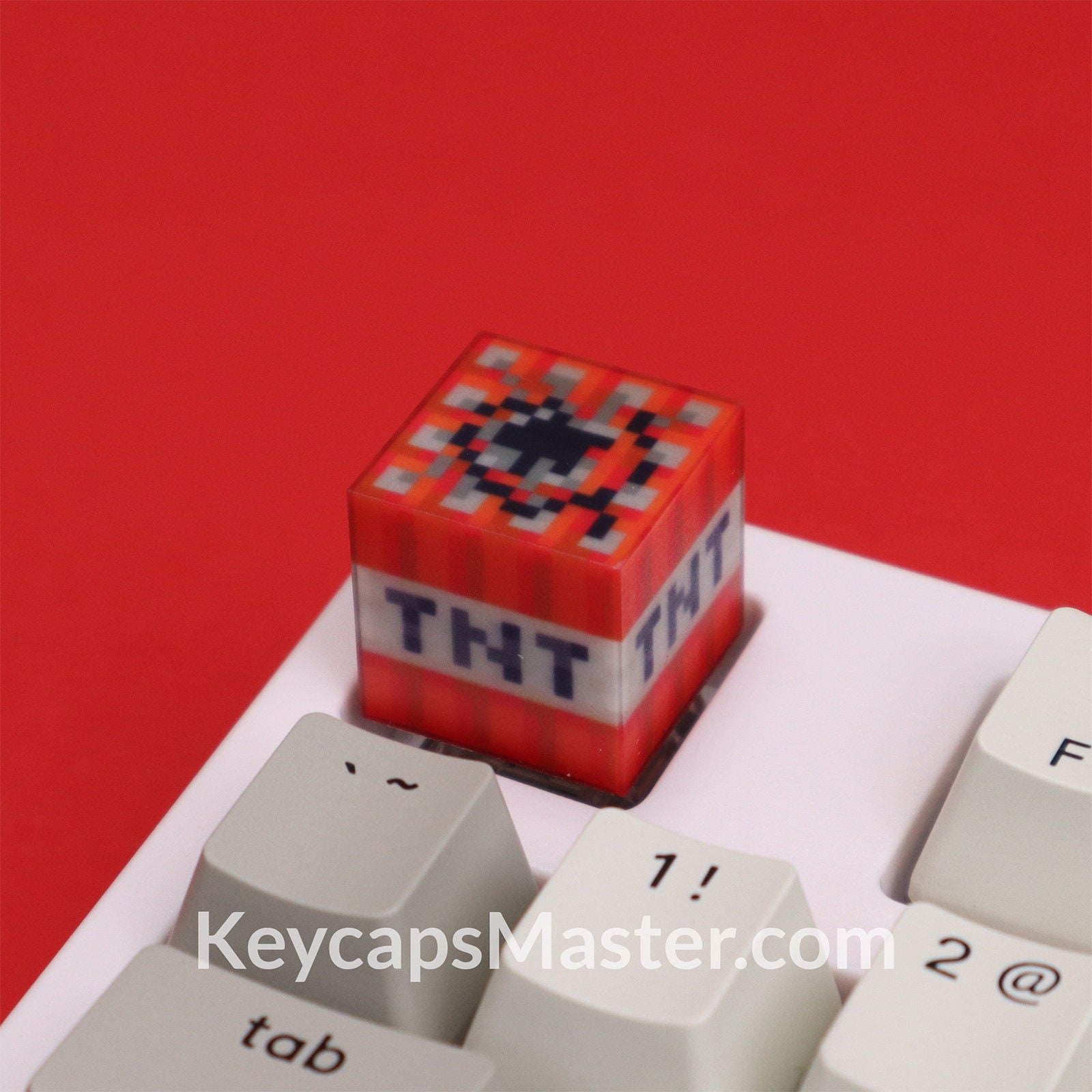 Minecraft TNT Artisan Keycap Custom Keycap Resin Keycap - Etsy
