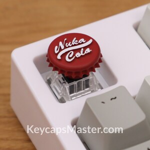 Nuka Cola Artisan Keycap, Custom Keycap, Resin Keycap, Cherry MX ...