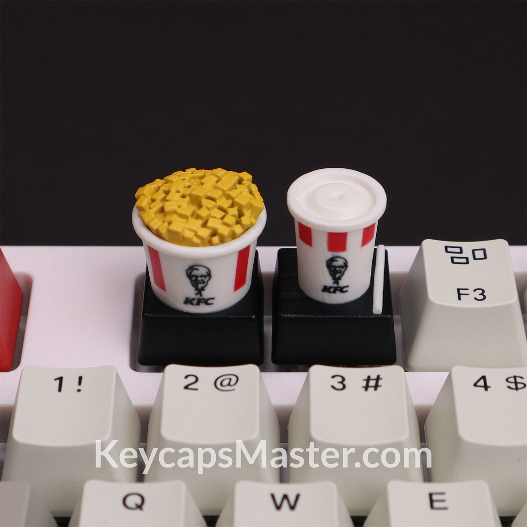 Fast Food SET Friescoke Artisan Keycap, Custom Keycap, Resin Keycap ...