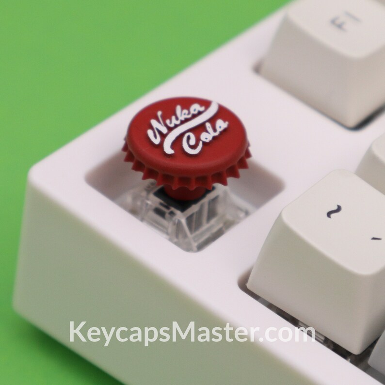 Nuka Cola Artisan Keycap, Custom Keycap, Resin Keycap, Cherry MX ...