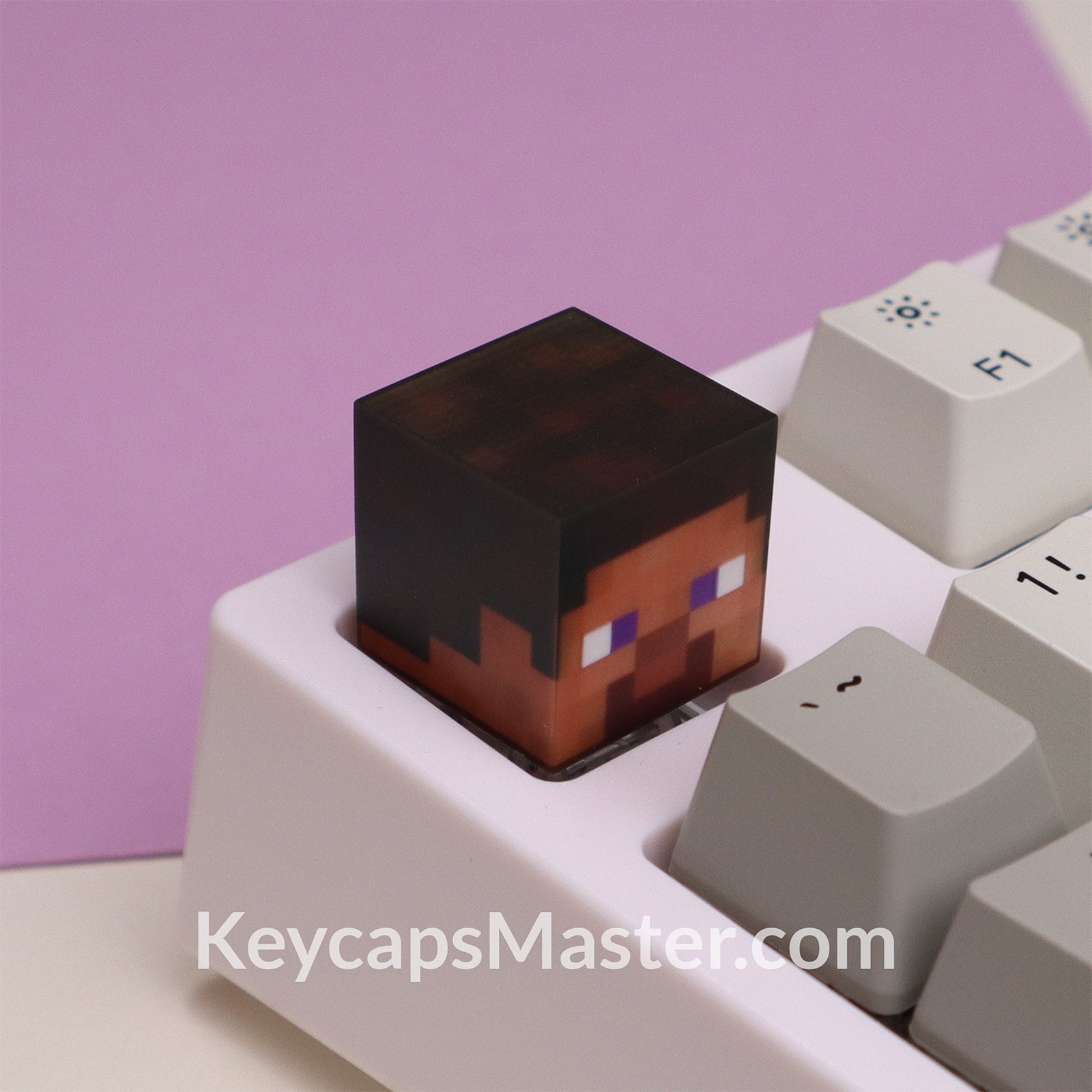 Minecraft Steve Head Artisan Keycap Custom Keycap Resin - Etsy