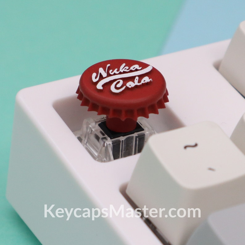 Nuka Cola Artisan Keycap, Custom Keycap, Resin Keycap, Cherry MX ...