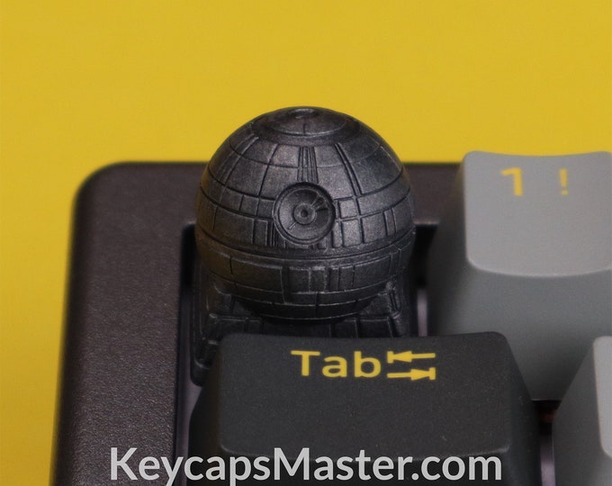 Death Star Star Wars Artisan Keycap, Custom Keycap, Resin Keycap ...