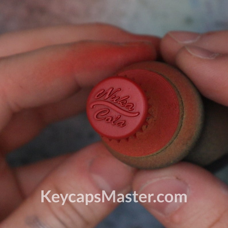 Nuka Cola Artisan Keycap, Custom Keycap, Resin Keycap, Cherry MX ...