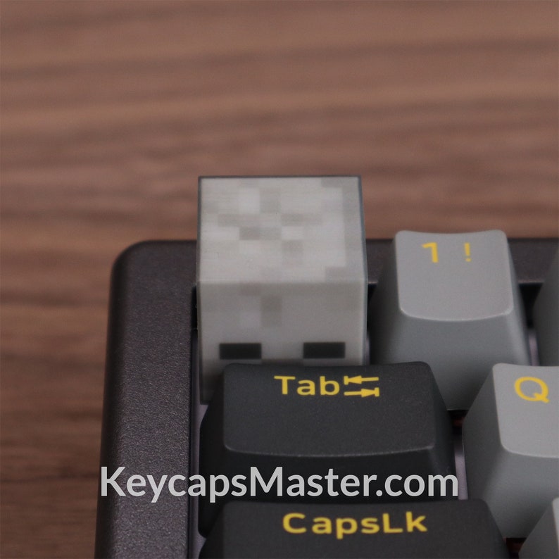 Minecraft Skeleton Head Artisan Keycap Custom Keycap Resin - Etsy