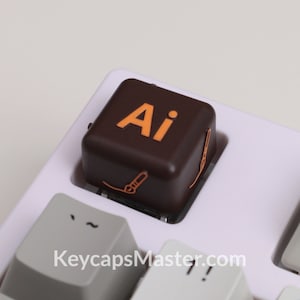 Adobe Illustrator Artisan Keycap, Custom Keycap, Resin Keycap, Cherry ...