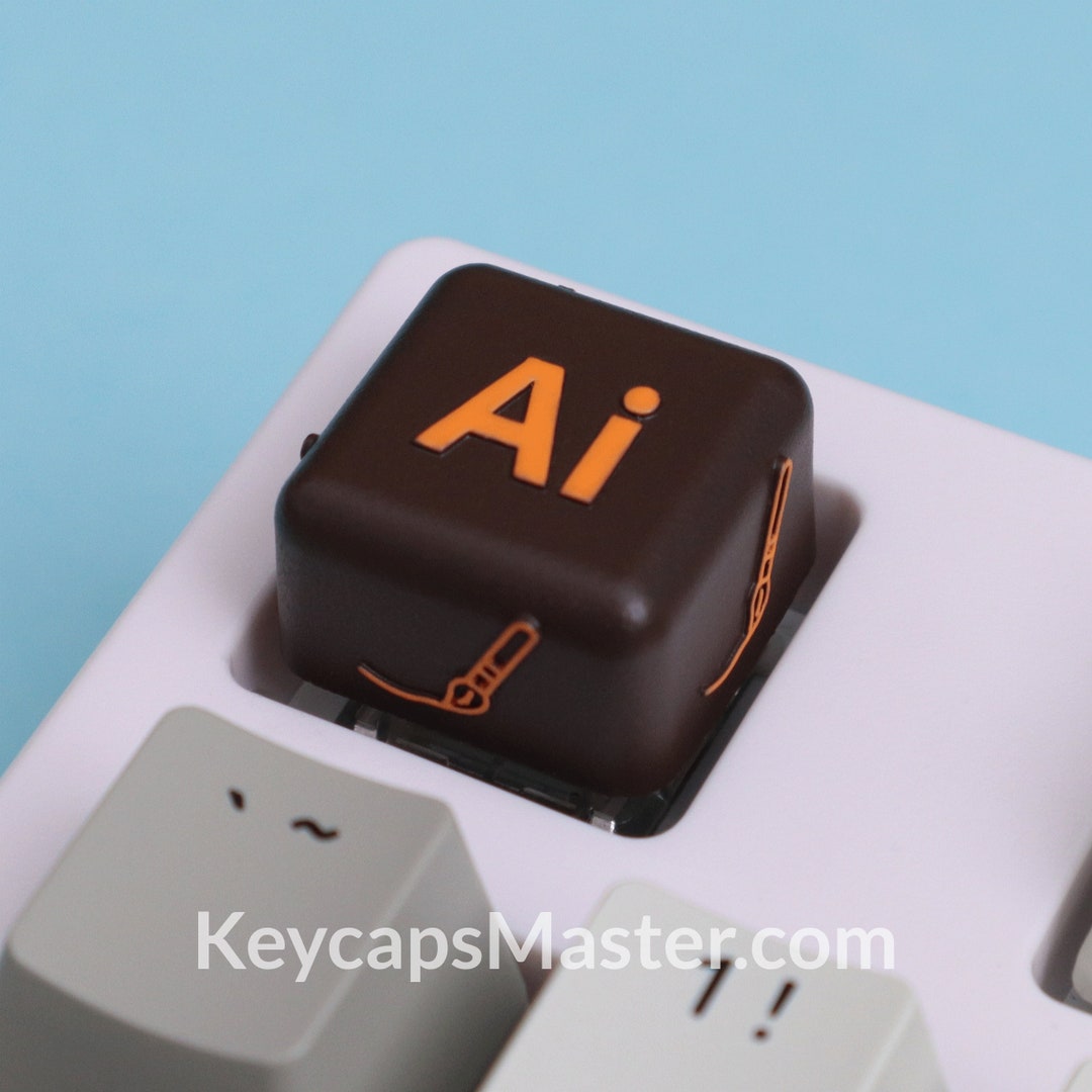 Adobe Illustrator Artisan Keycap, Custom Keycap, Resin Keycap, Cherry ...