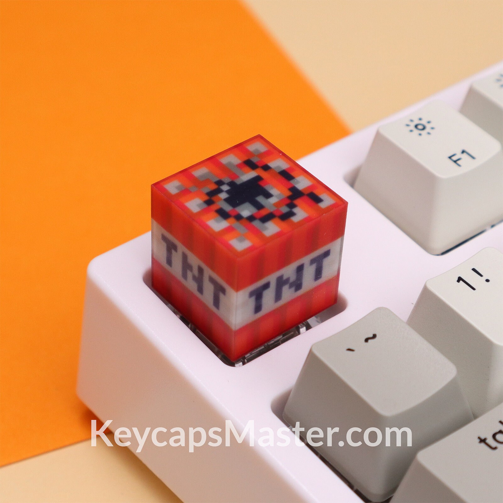 Minecraft TNT Artisan Keycap Custom Keycap Resin Keycap - Etsy