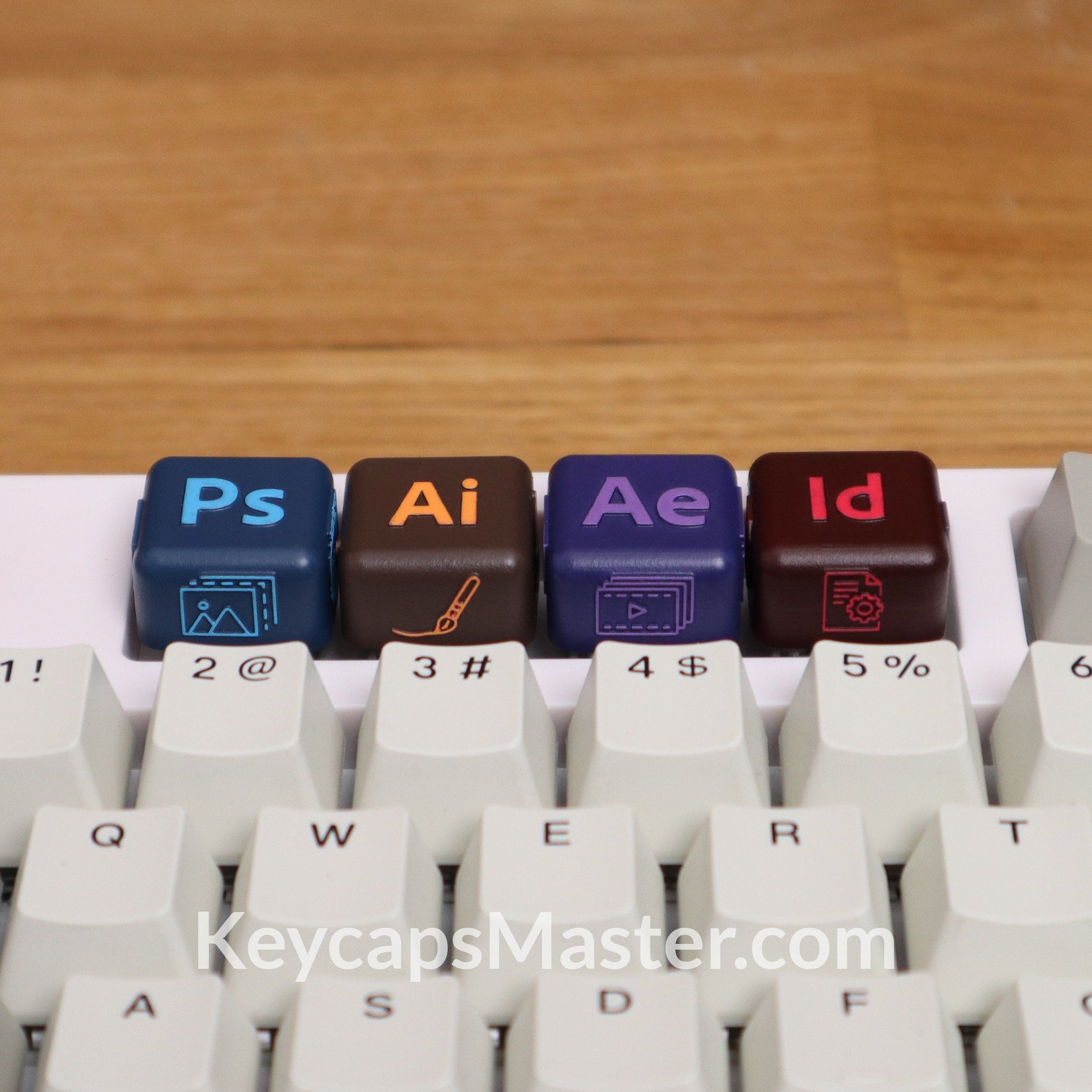 SET of 4 Adobe Themed Artisan Keycaps Custom Keycap Resin - Etsy