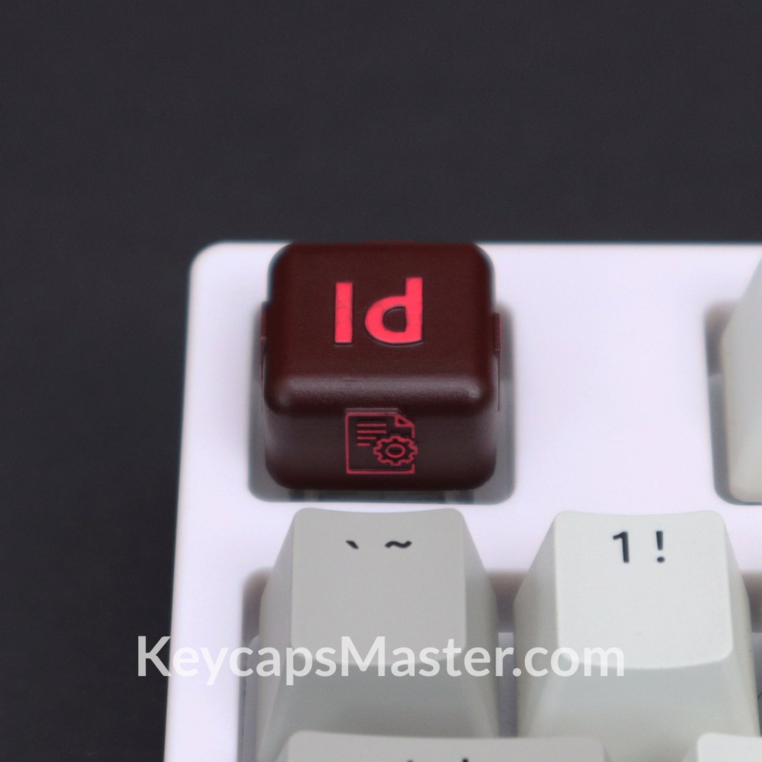 Adobe Indesign Artisan Keycap, Custom Keycap, Resin Keycap, Cherry MX ...