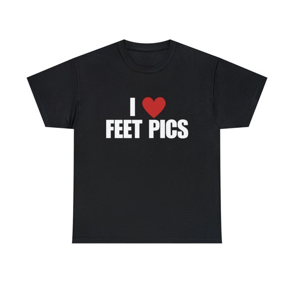 I Love Feet Tee - Etsy