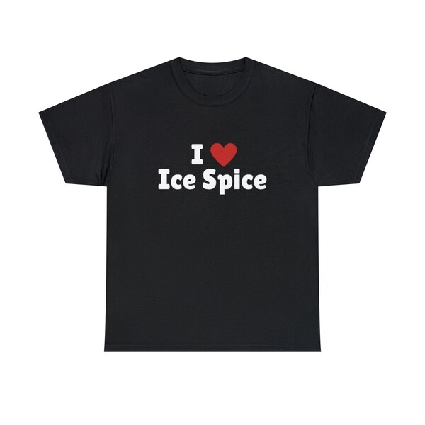 I Love Ice Spice Shirt - Etsy