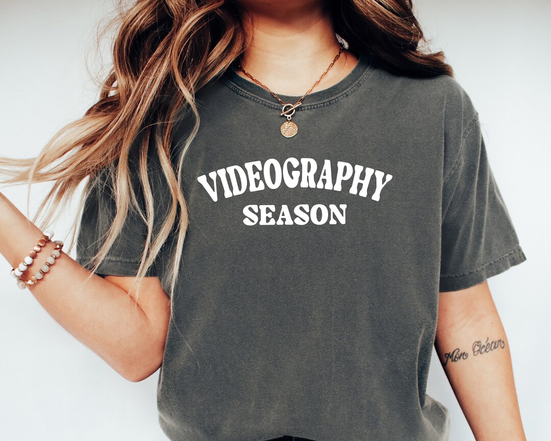 Videography Season Shirt, Funny Videographer Gift, Videographer Design ...