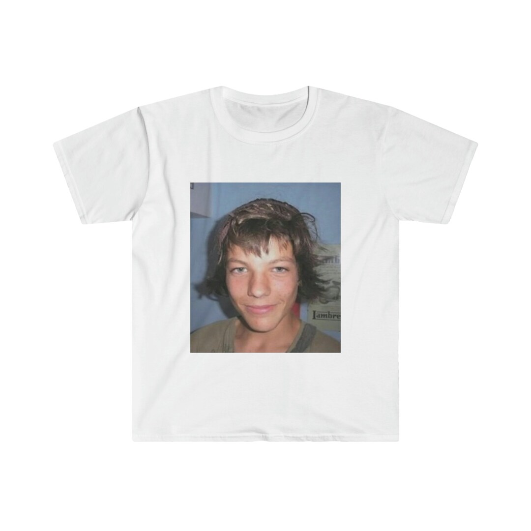 Louis Tomlinson Weird Hair Selfie Meme Tshirt Cursed One Direction ...