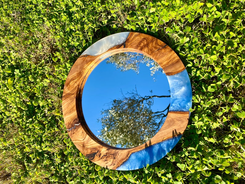Custom Resin Wall Mirror Epoxy Frame Decorative Mirror for - Etsy