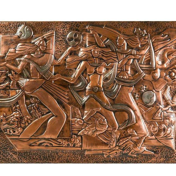 Copper Wall Art - Etsy