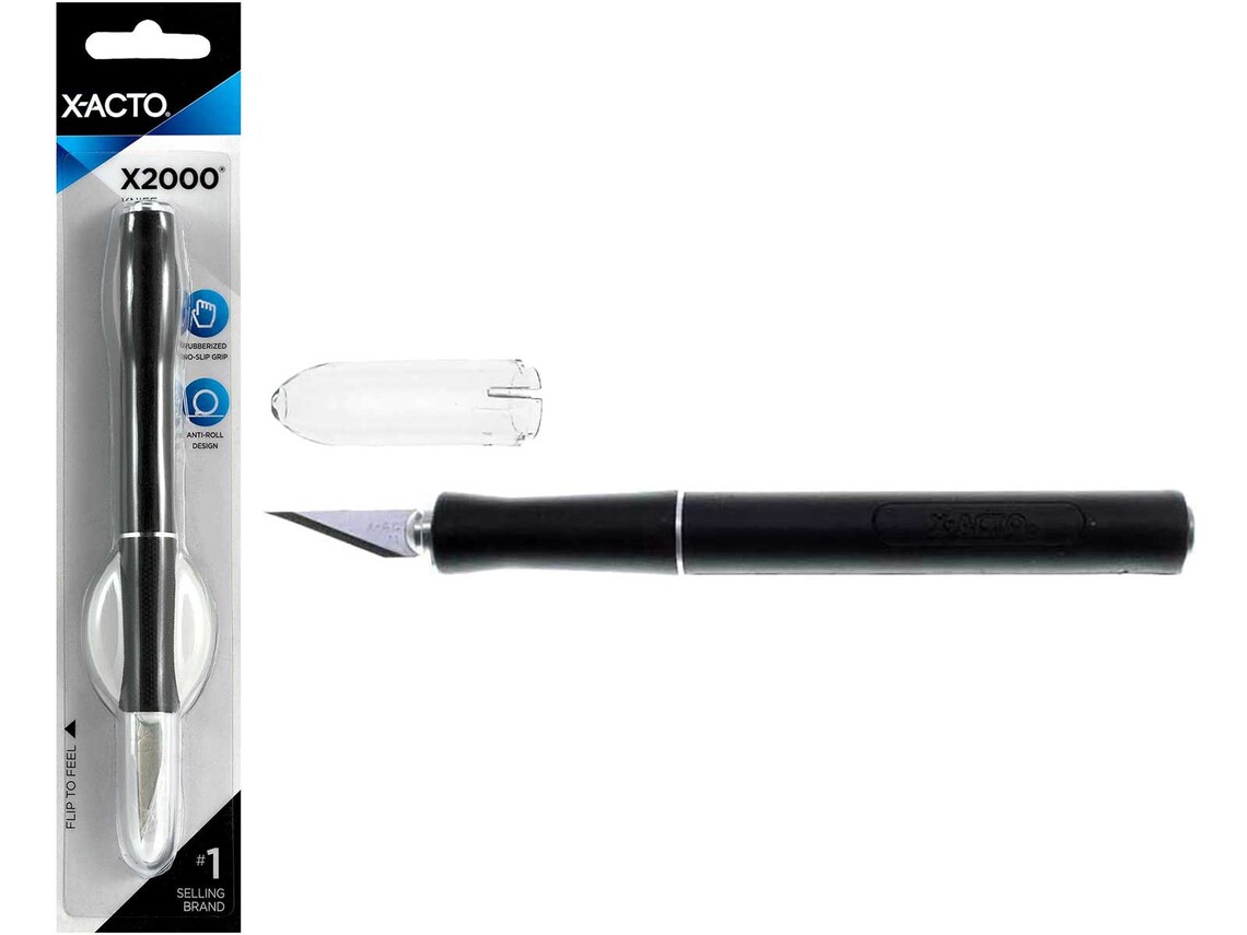 X-ACTO X3724 BLACK X2000 No Roll Rubber Knife Handle Type A - Etsy