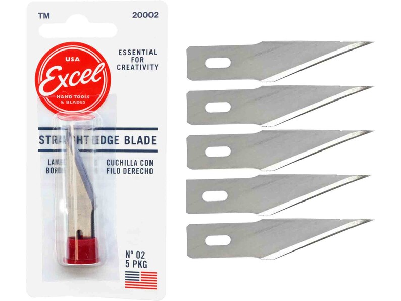 Excel 20002 #2 Straight Edge Knife Blades - USA - 5 Pack - Etsy
