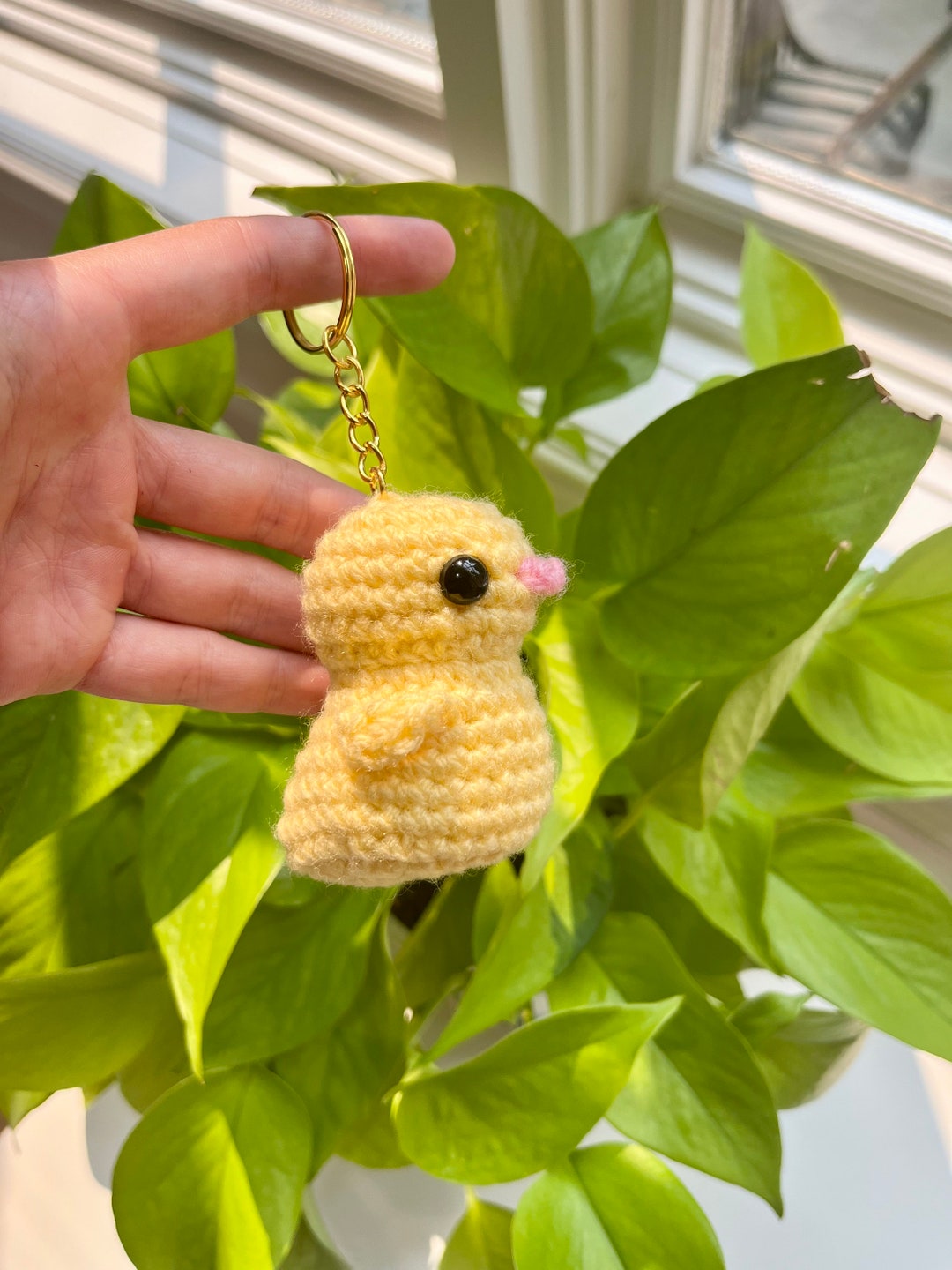 Crochet Duck Keychain - Etsy