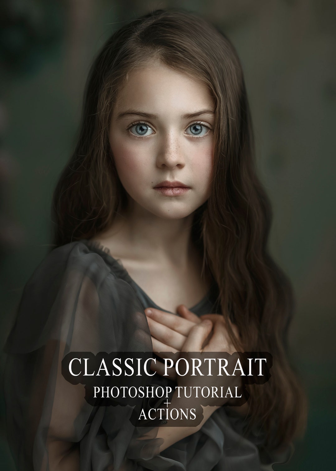 Photoshop Tutorial + Actions/ Classic Portrait Fine Art Editing ...