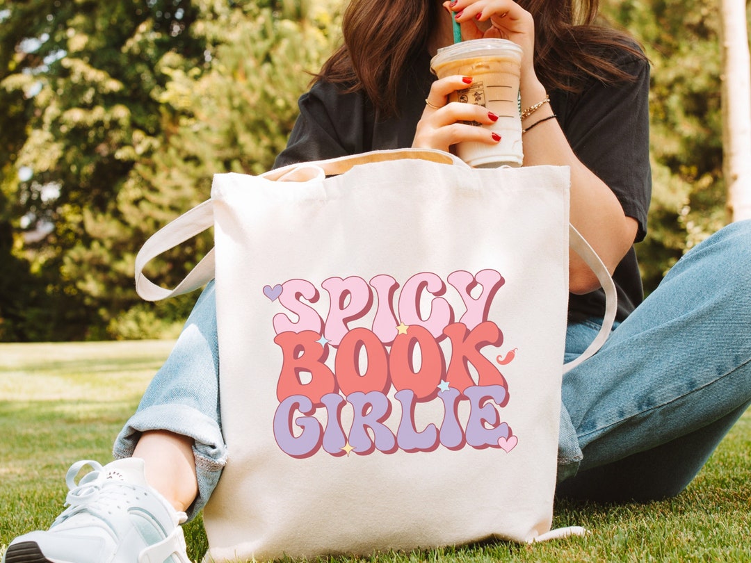 Spicy Book Club Bags, Library Bag, Smut Reader Gift, Spicy Bookclub ...