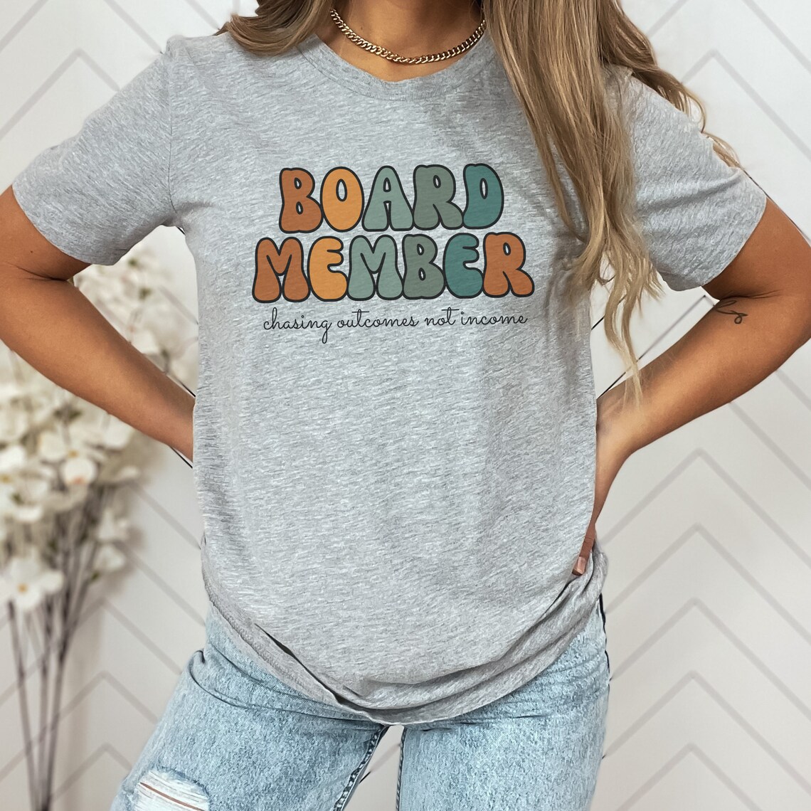 Board Member Shirt, Board Member Gift, Outcomes Not Income ...