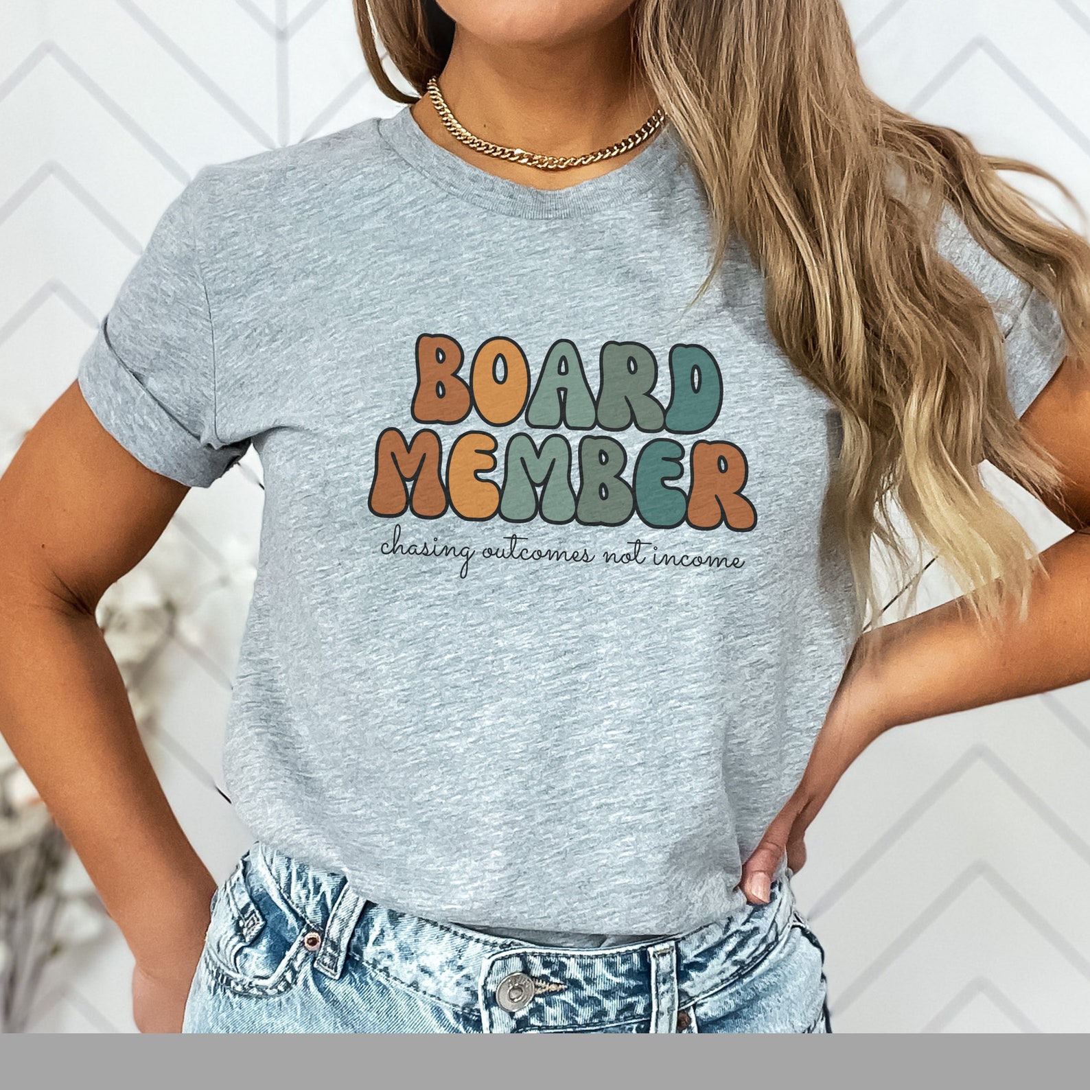 Board Member Shirt, Board Member Gift, Outcomes Not Income ...