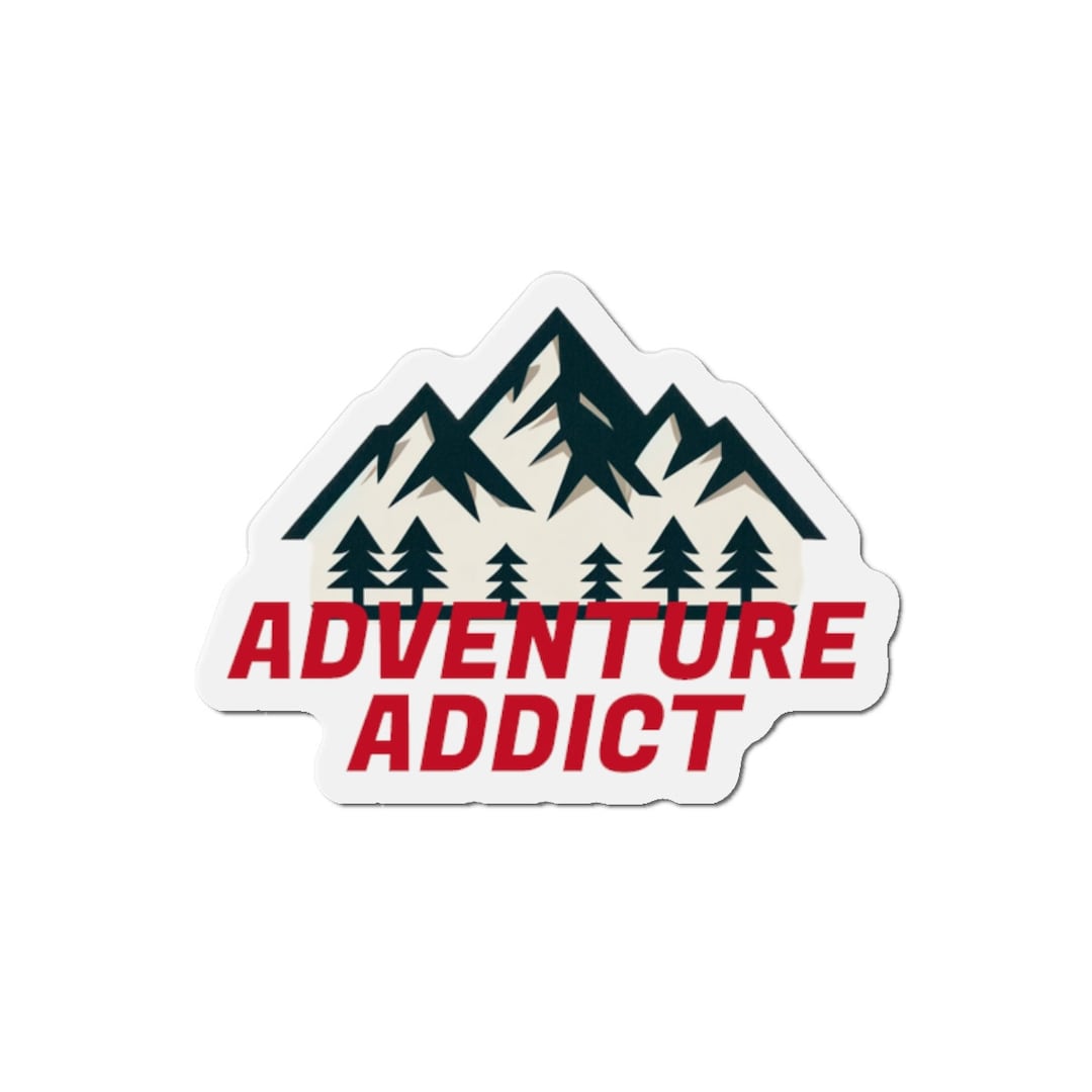 Cool Car Magnets, Adventure Addict Car Magnet, Hiking Outdoor Gifts ...