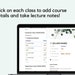 Quarter System Course Schedule Planner Notion Template, Class Planner ...