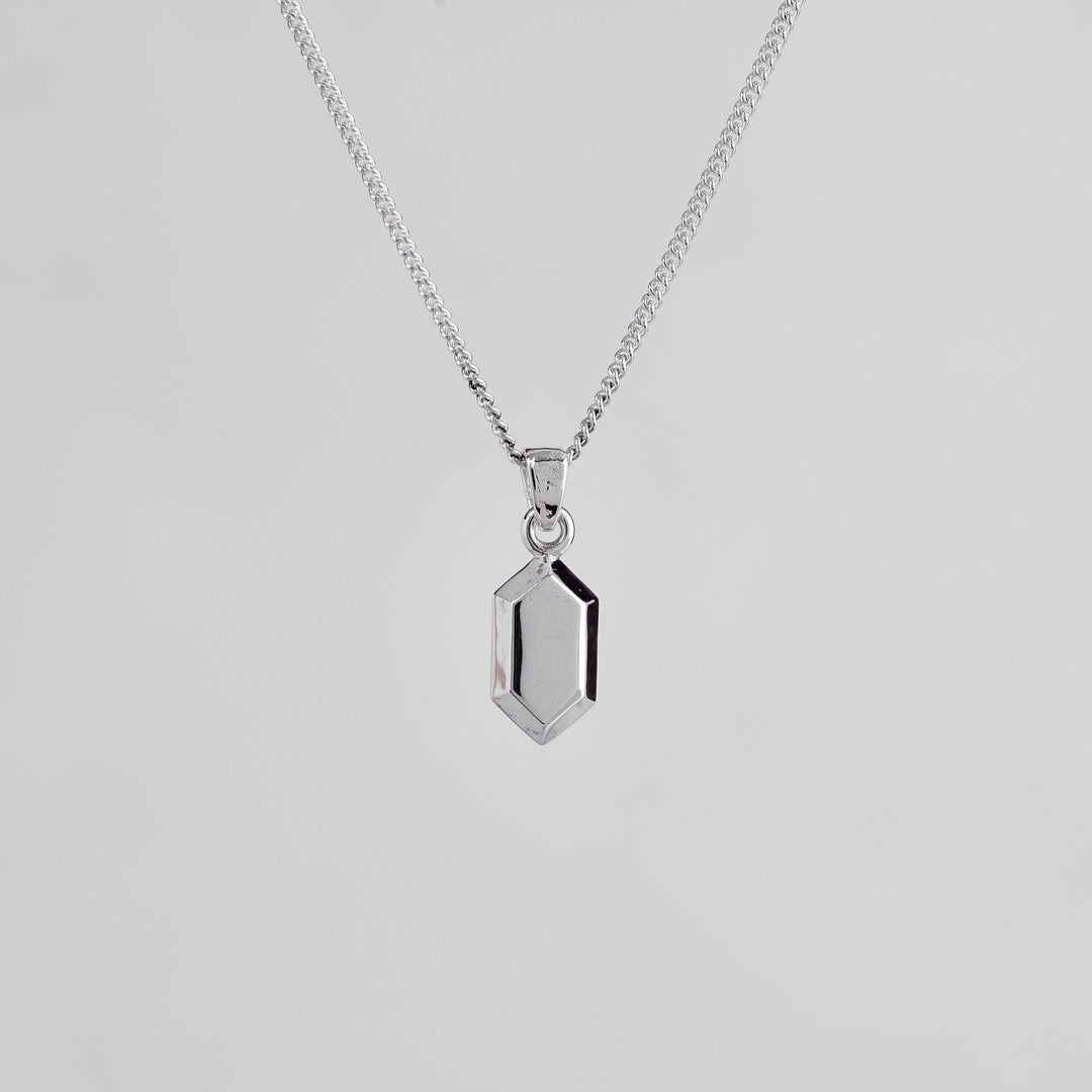 Zelda Rupee Pendant, Rupee Necklace, Zelda Rupee Silver Jewelry, Zelda ...